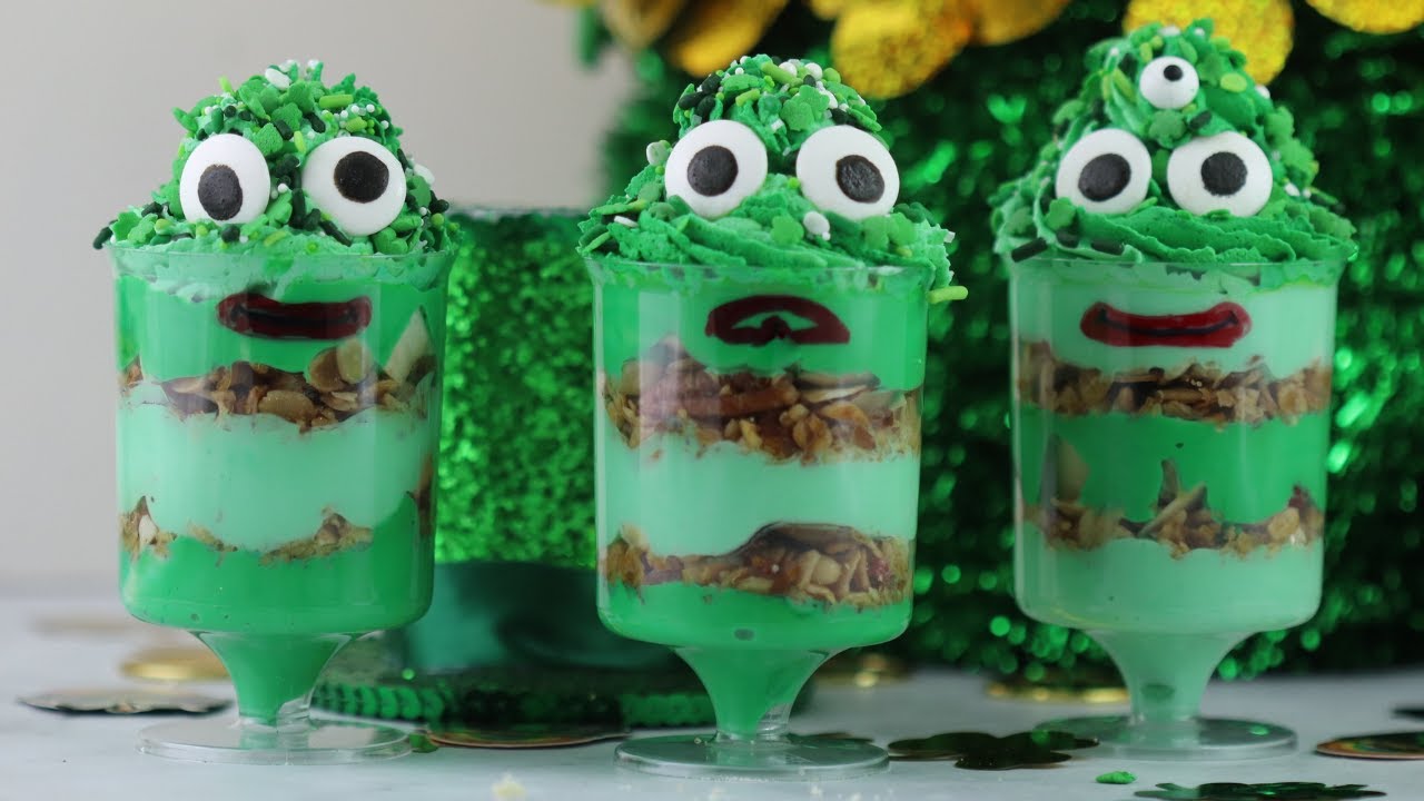 Breakfast Monster Parfait – St. Patrick’s Day - YouTube