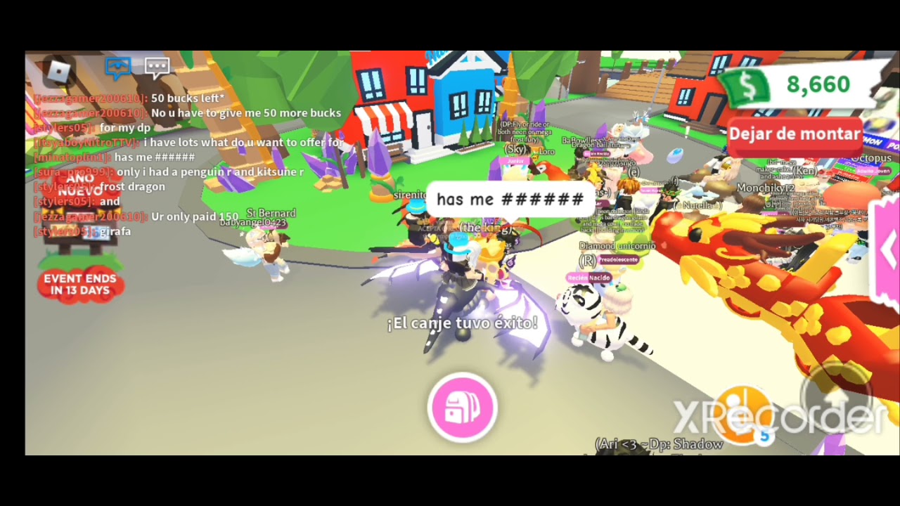 consigo el loro fr TRADE😵 adopt me roblox # - YouTube