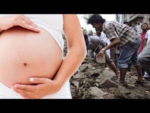 Woman Gives Birth During An Earthquake