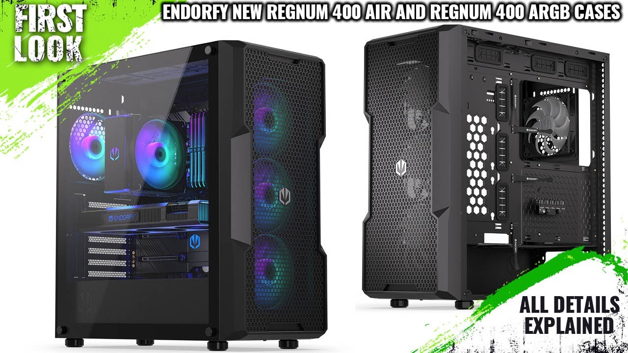 ENDORFY New Regnum 400 Air And Regnum 400 ARGB Cases Launched -Explained All Spec, Features And ...
