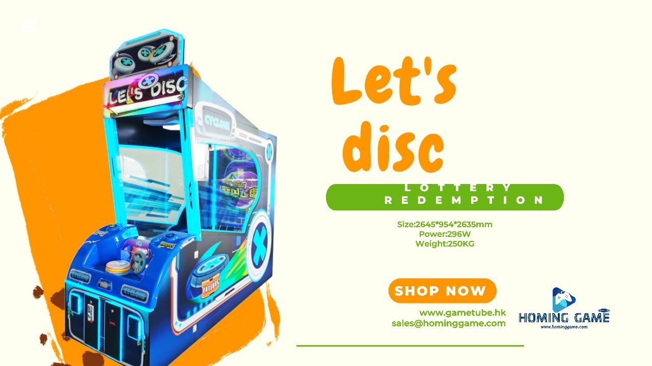 Discover the Let's Disc Redemption Arcade Game Machine - Now Available ...