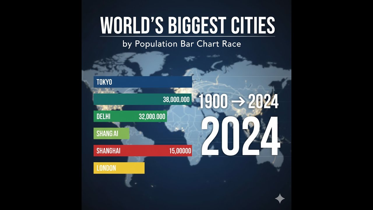 The Rise of Megacities: World's BIGGEST Cities by Population (1900-2024 ...