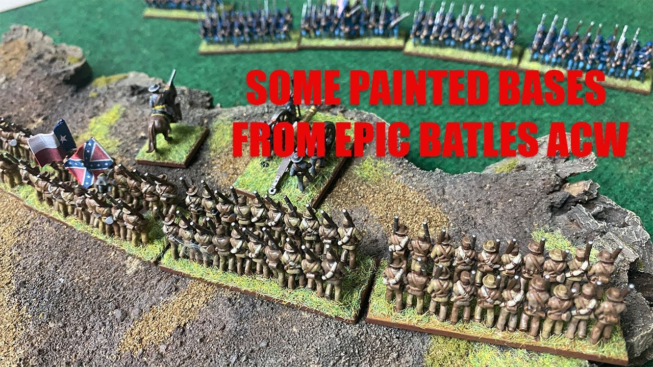 Painted Epic Battles ACW Starter - YouTube