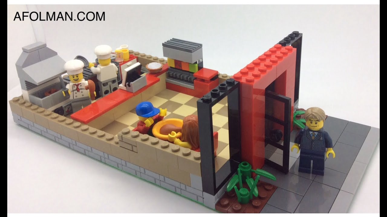 Lego MOC Chicken restaurant (The Hen House) Rebuild! - YouTube