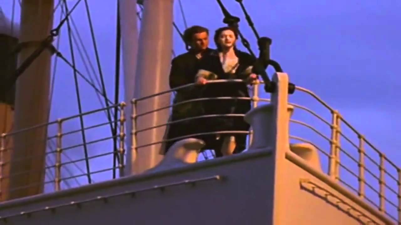 Titanic Rose And Jack Front Of Boat