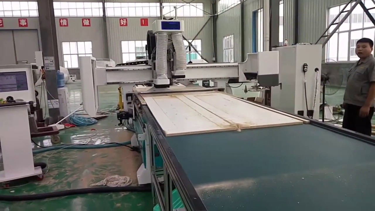 STYLECNC S4 auto nesting CNC router working video combined - YouTube
