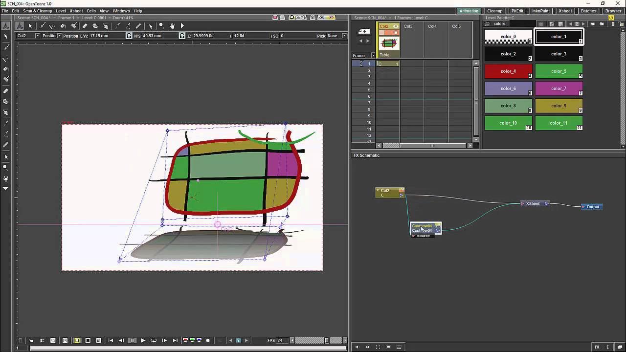 Opentoonz Tutorial 10 Shadows - YouTube