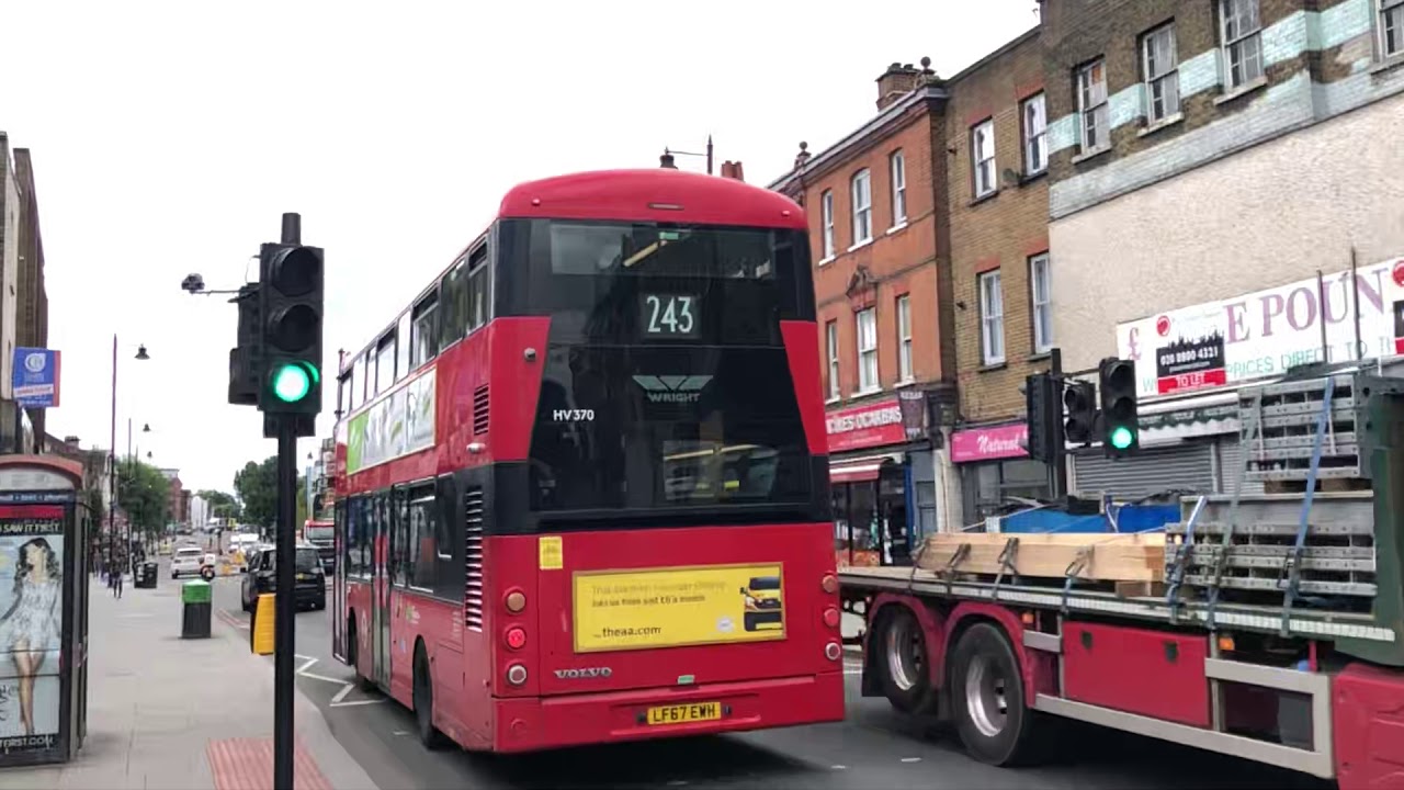 London Buses | Observations - Bus Route 243 at a glance - YouTube