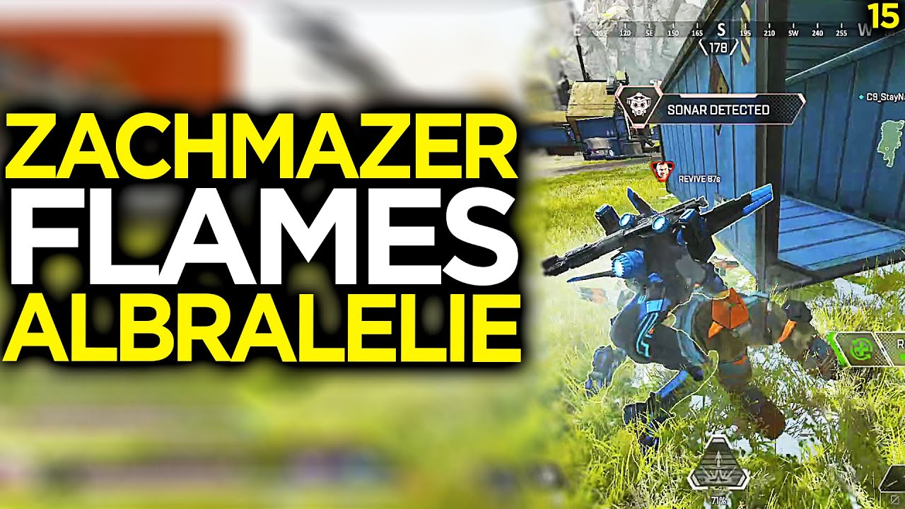 Streamers React To Zachmazer Screaming At Albralelie Durin ALGS! - Apex ...