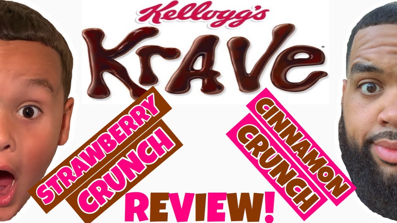 Kellogg’s Krave Cereal-Strawberry Crunch & Cinnamon Crunch Review ...