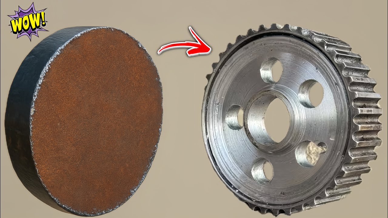 Severely Cracked Timing Gear Reconstructed with Precision Metal Turning ...