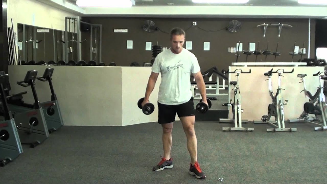 Dumbbell Sumo Squat with Dumbbell Row - YouTube