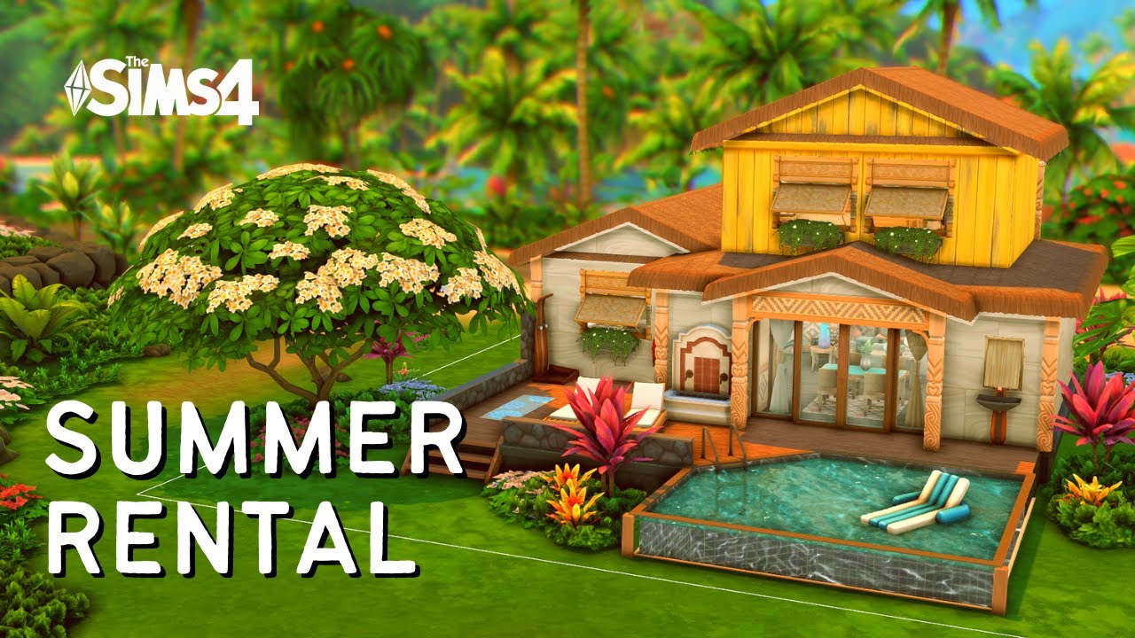 SUMER RENTAL | Sims 4 Speed Build - YouTube