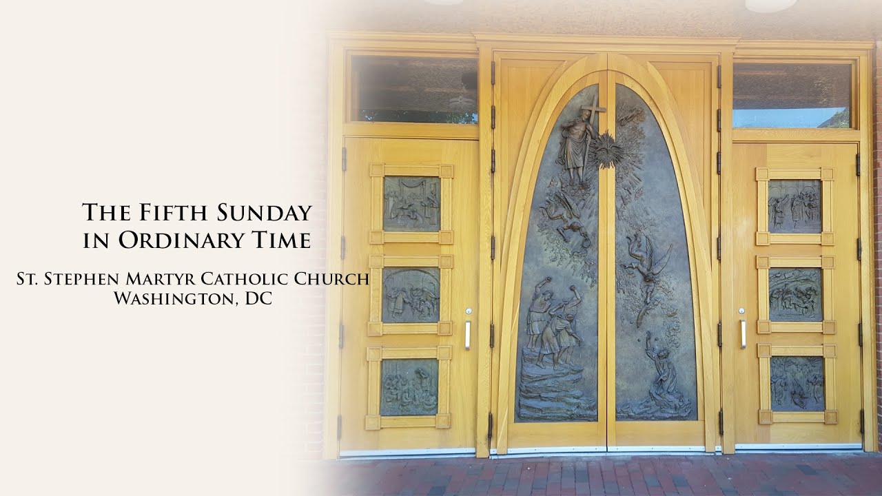 The Fifth Sunday in Ordinary Time 5:30pm Vigil Mass - YouTube