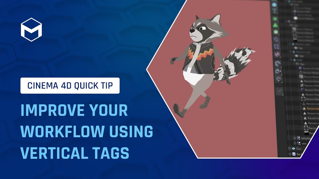 #C4DQuickTip 179: Improve your Workflow using Vertical Tags in Cinema ...