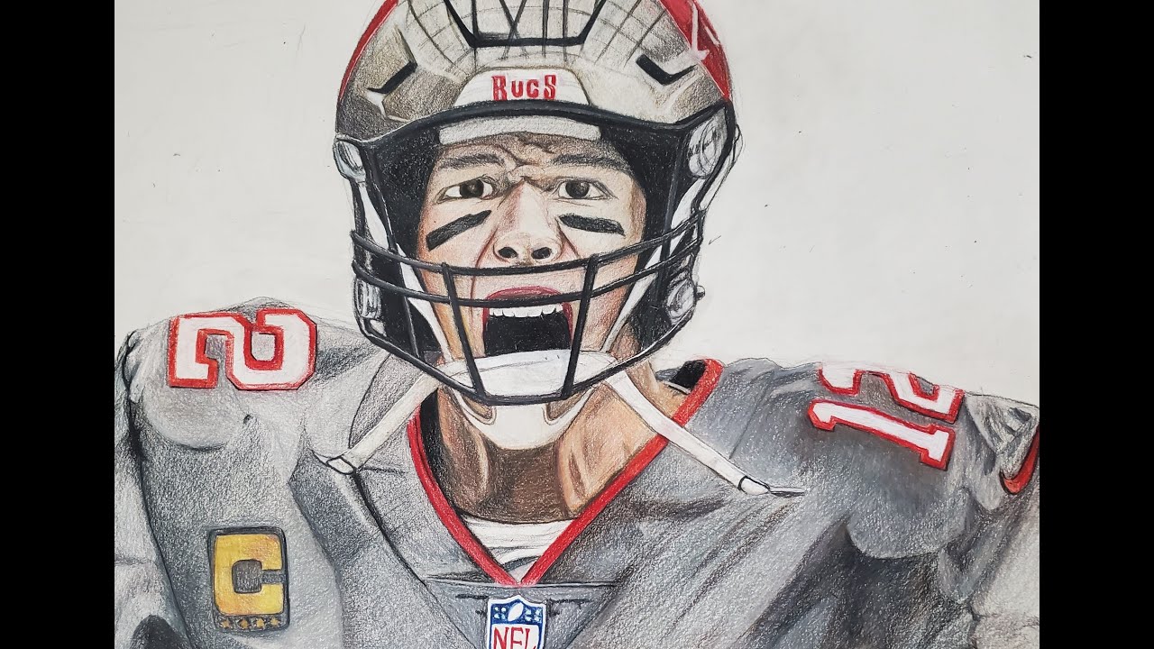 Drawing# 1 "Tom Brady Tutorial" - YouTube