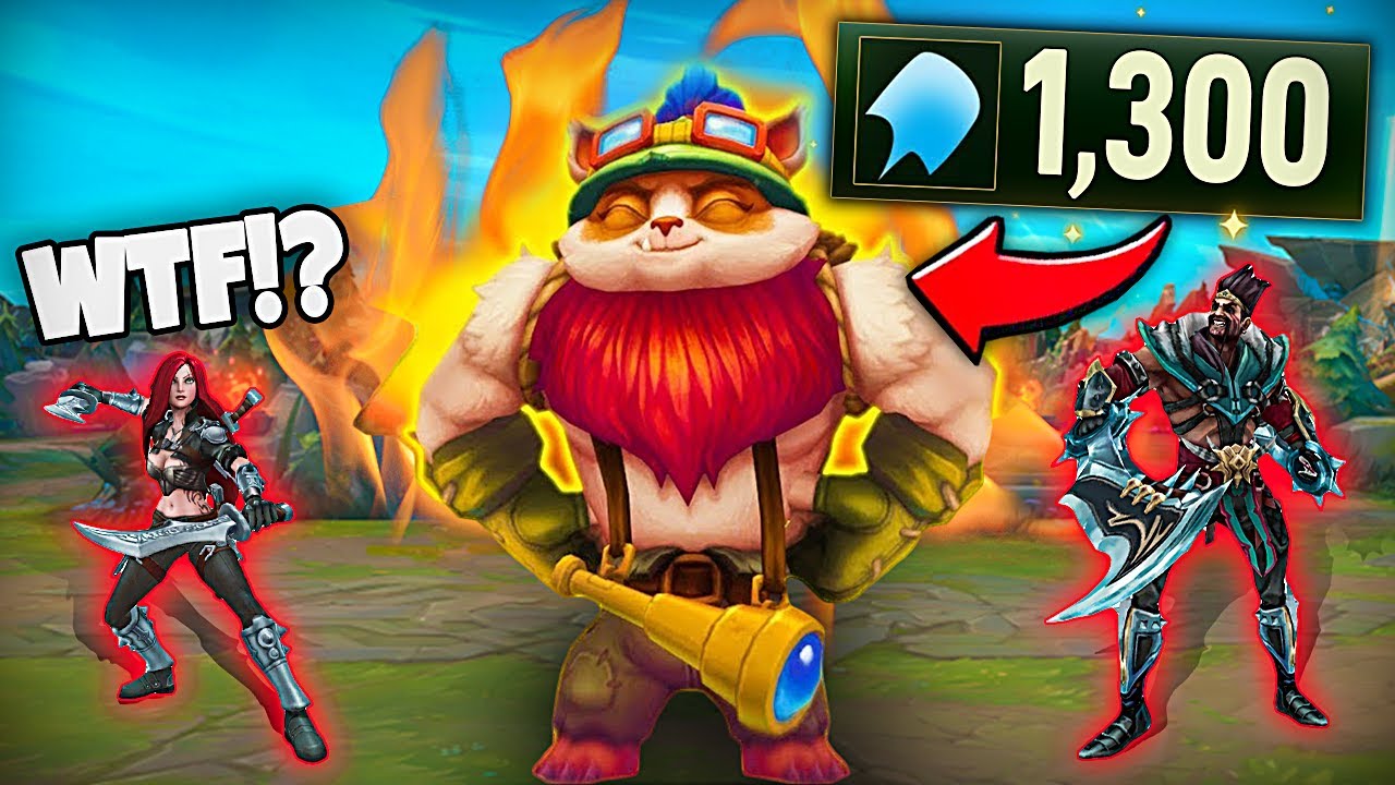 Teemo with 1300 AP is a one shot machine! - YouTube