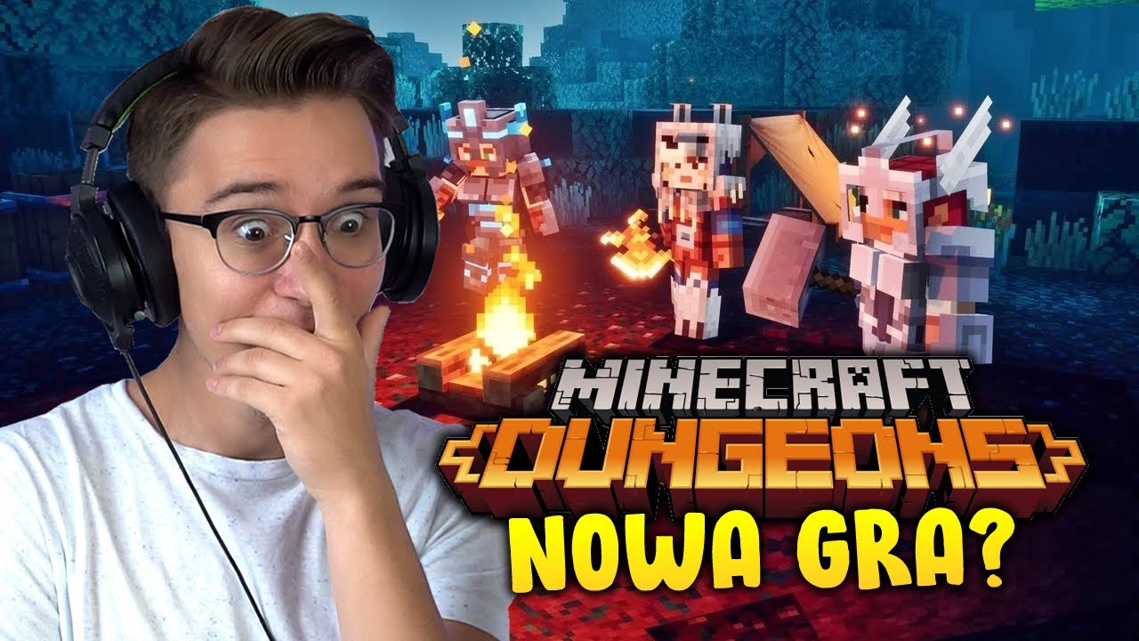 ZAGRAŁEM W NOWĄ GRĘ Z SERII MINECRAFT - Minecraft Dungeons | Sheo - YouTube