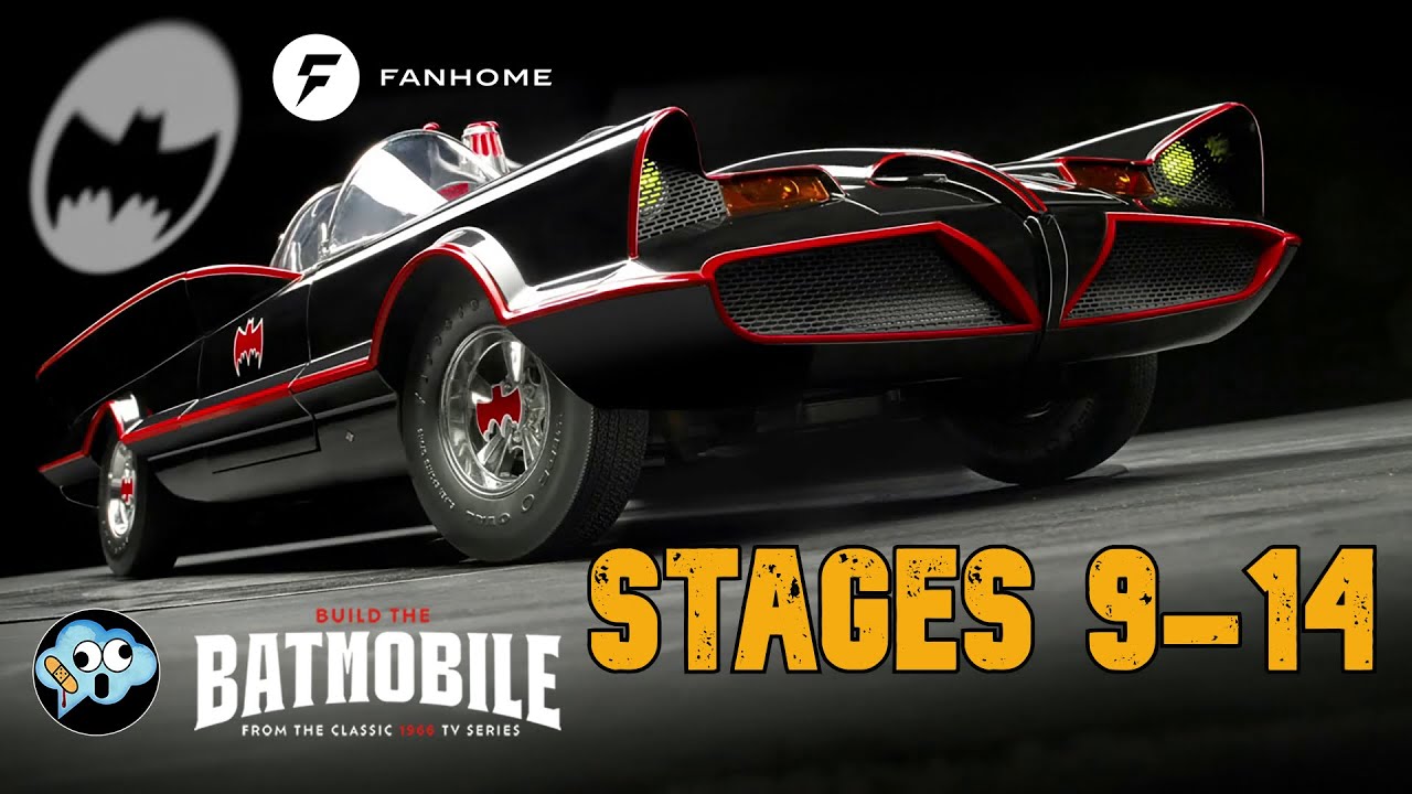 Building the 1/8 scale diecast Batman 1966 Bamobile model by Fanhome ...