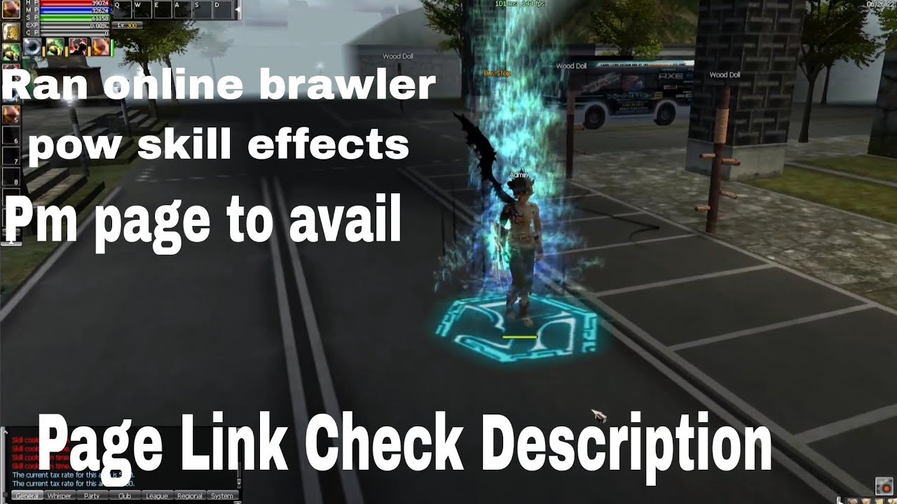 Ran Online Brawler Skill Effects - YouTube