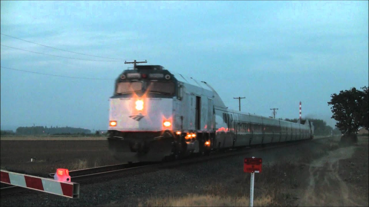 Amtrak Control Car 90278 leads Cascades train 507 @ Perkins St. near ...