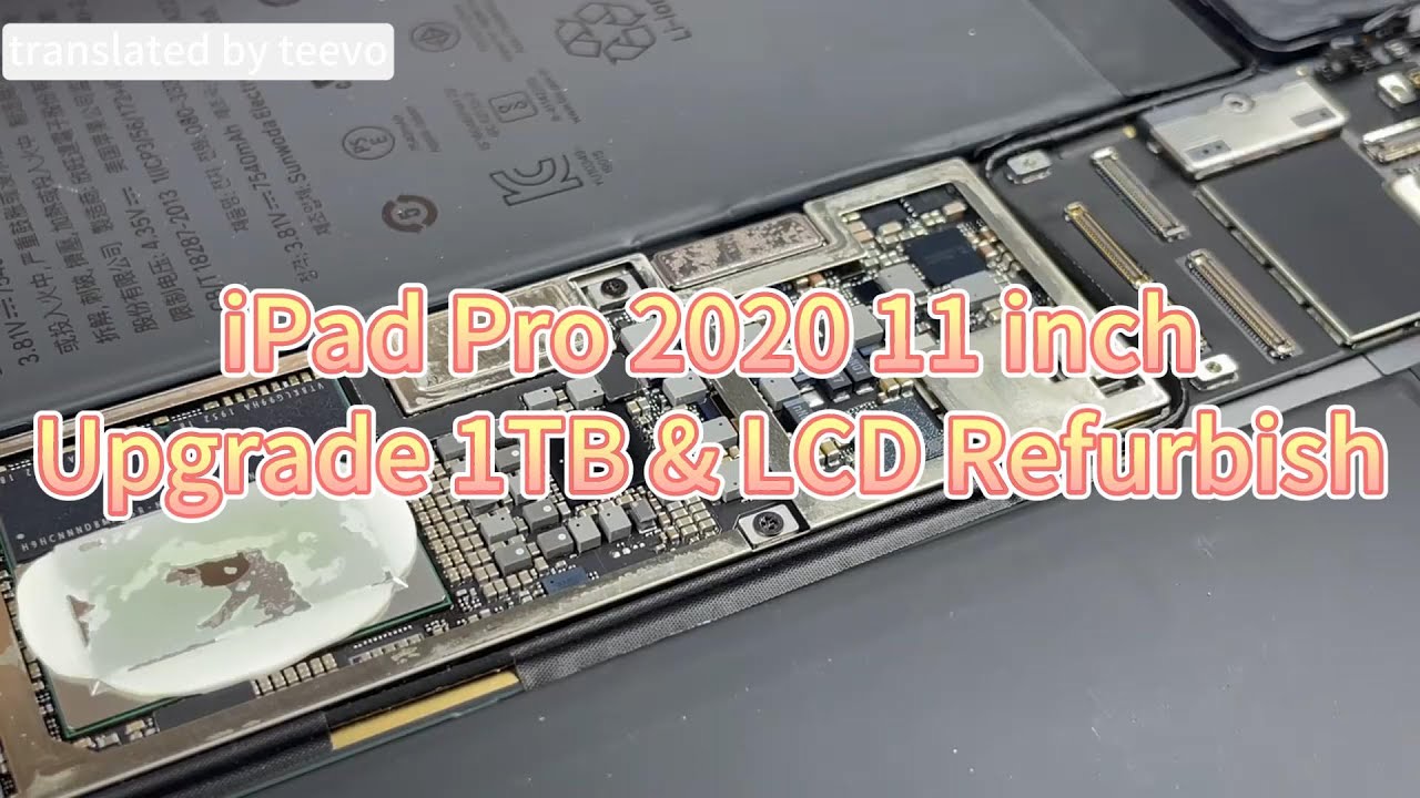 iPad Pro 2020 11-inch LCD Screen Glass Refurbishment & Storage Capacity ...