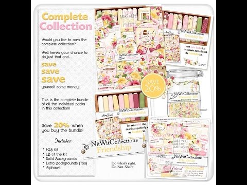 Friendship Collection | Nitwit Collections™ Digital Kit Release - YouTube