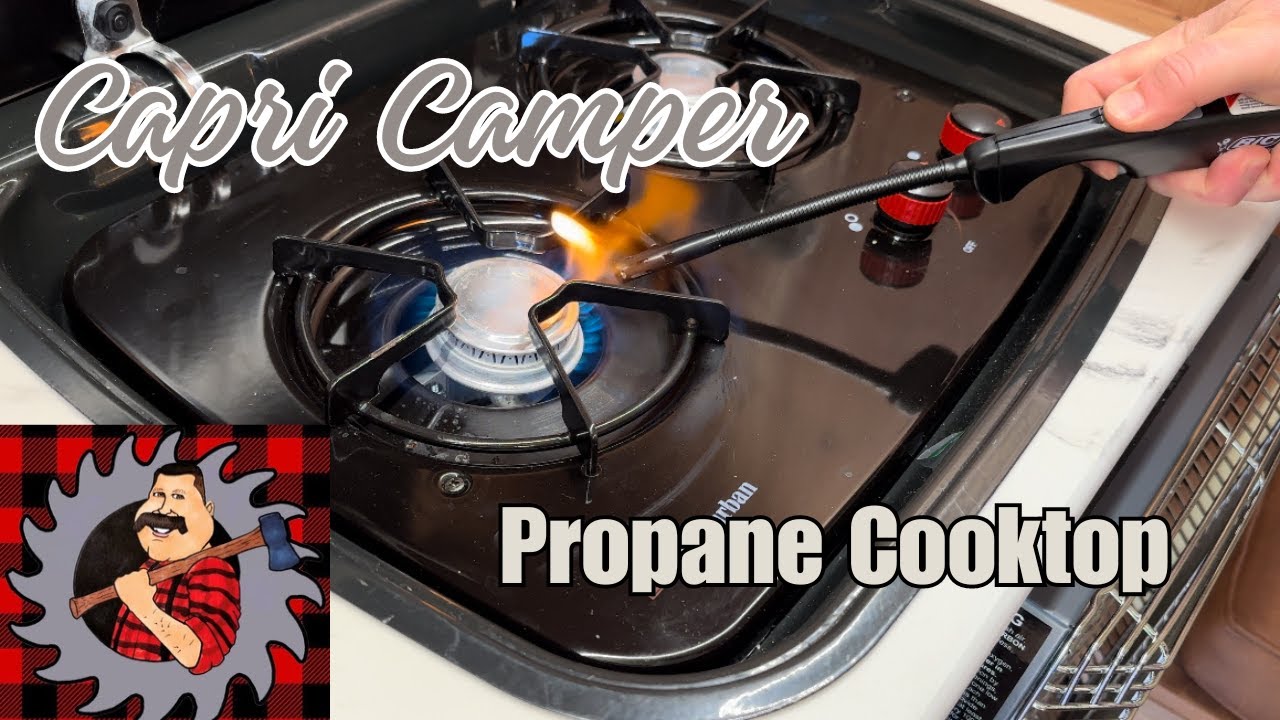 Capri Camper Propane Cooktop - YouTube