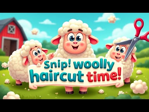 Sheep Get a Woolly Haircut! 🐑 Fun Shearing Song for Kids! - YouTube