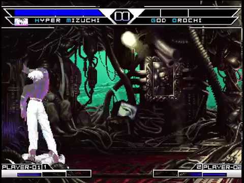 KOF MUGEN Hyper Mizuchi Vs God Orochi - YouTube