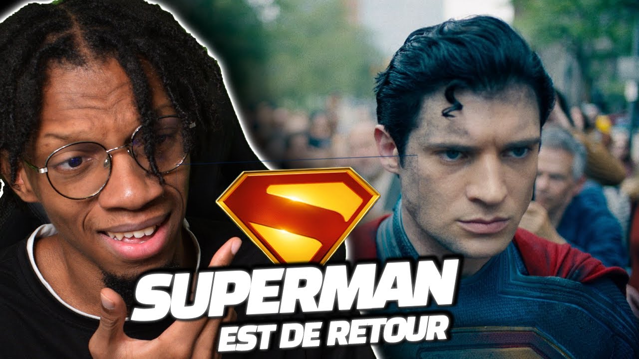 Fan de Marvel react au trailer de SUPERMAN ! (agréablement surpris) - YouTube