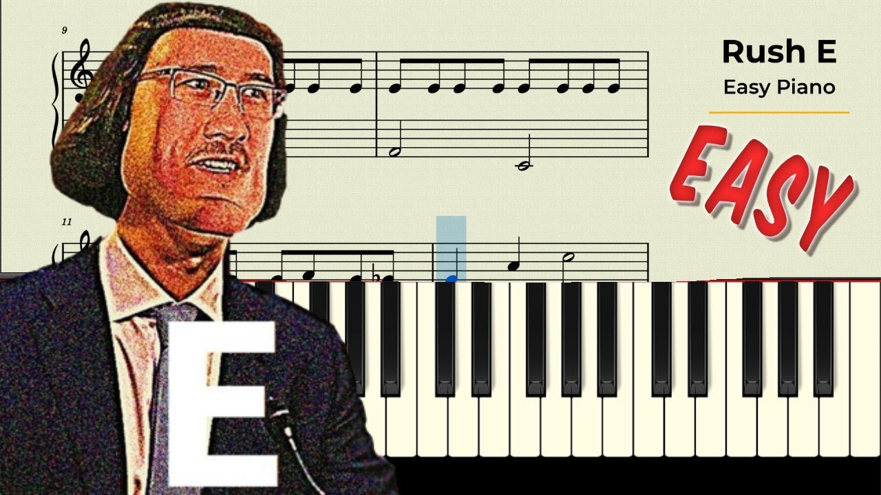 Rush E - piano tutorial FACILE - YouTube