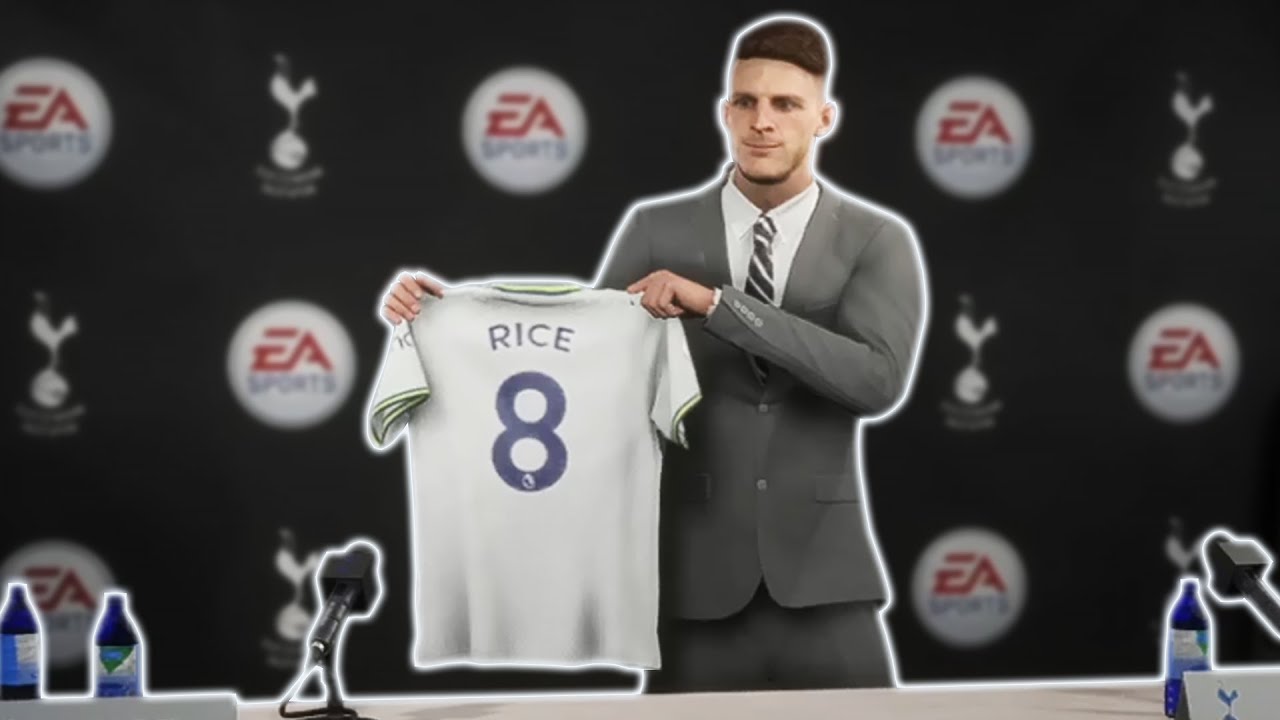 OFICIAL! DECLAN RICE É DO TOTTENHAM! | Modo Carreira #11 | Tottenham ...
