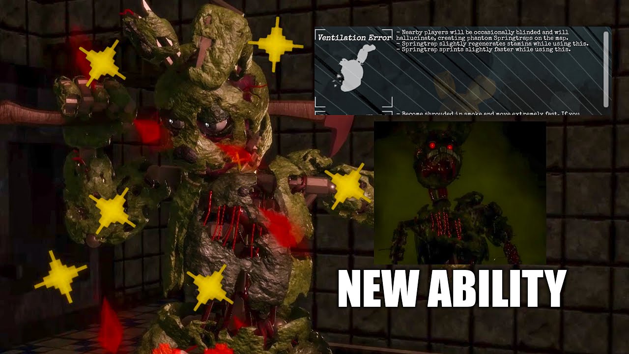 Pillar Chase 2 NEW Springtrap ABILITY And Old Ability Is Back! - YouTube