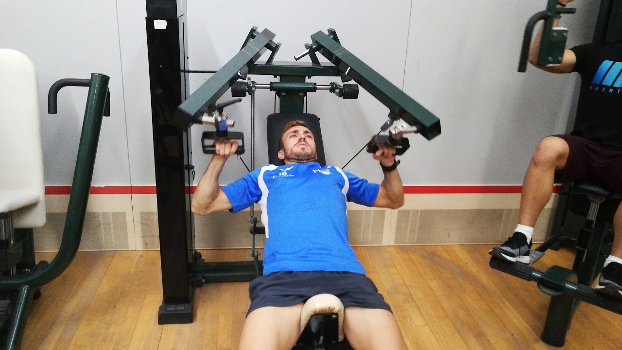 PRESS INCLINADO MAQUINA - YouTube