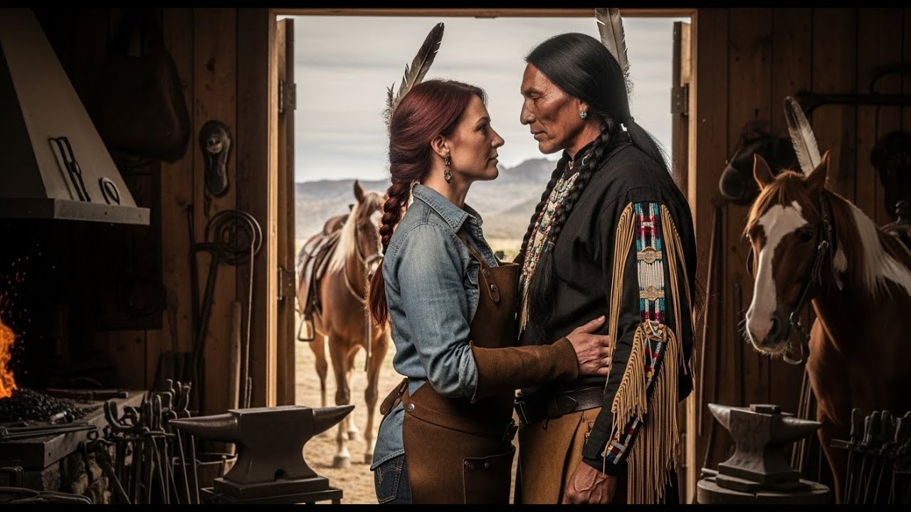 The hefty blacksmith's daughter shoed an Apache chief's horse —he paid ...