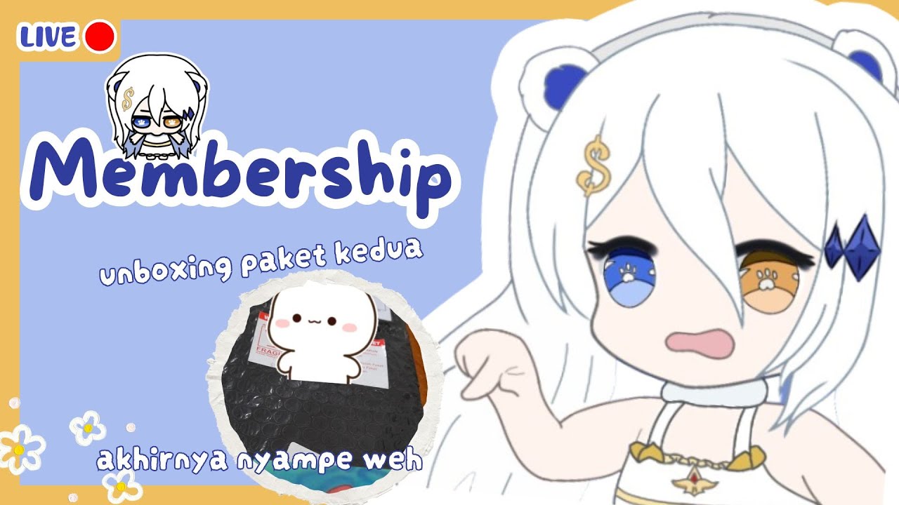 【MEMBERSHIP STREAM】awawawa keyboardnya akhirnya dateng, unboxing ...