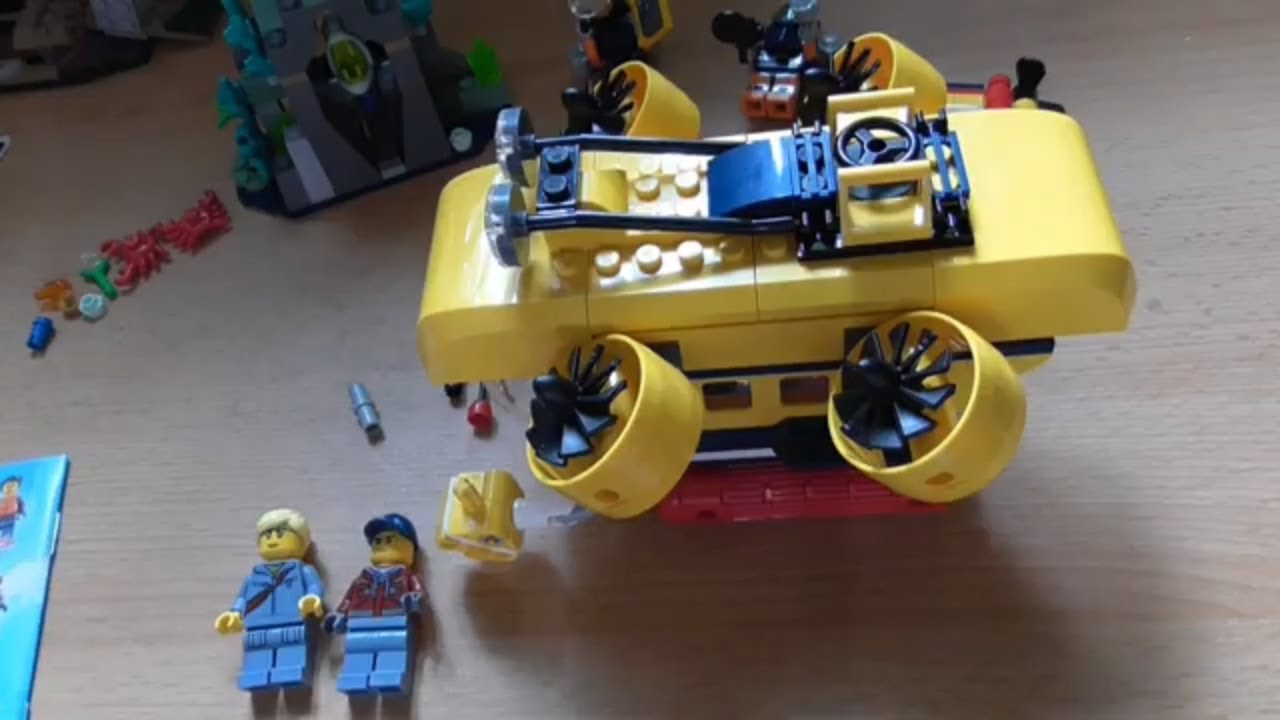 Tiefsee-Expedition in Primärfarben - Lego City 60264 Meeresforschungs ...