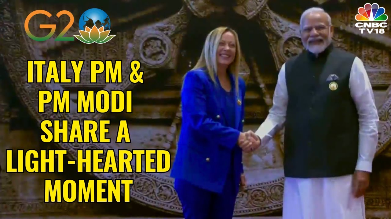 PM Modi & Italy PM Meloni Share A Laugh | Italy At G20 | India Hosts ...