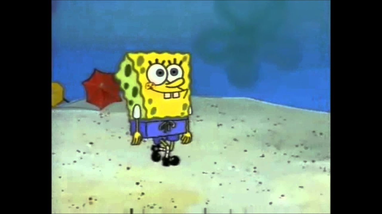 Spongebob Steps on the beach for 6 minutes straight - YouTube