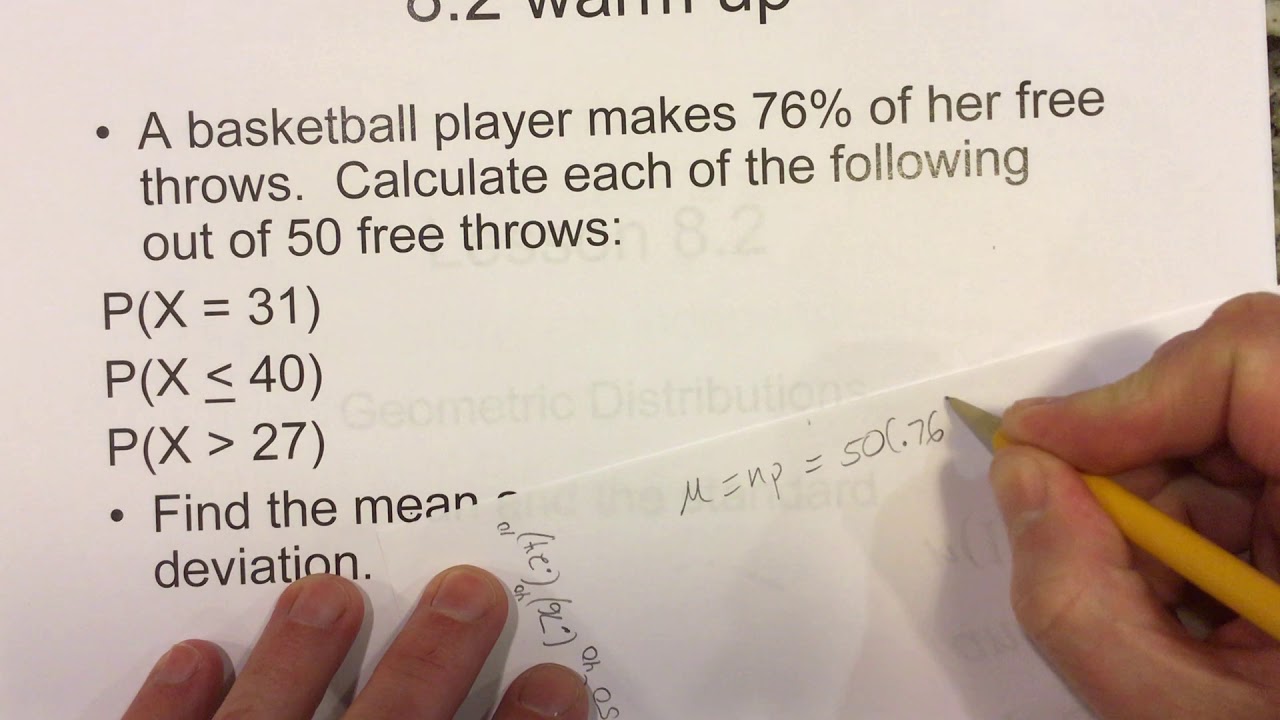 8.2 Geometric Distribution - YouTube