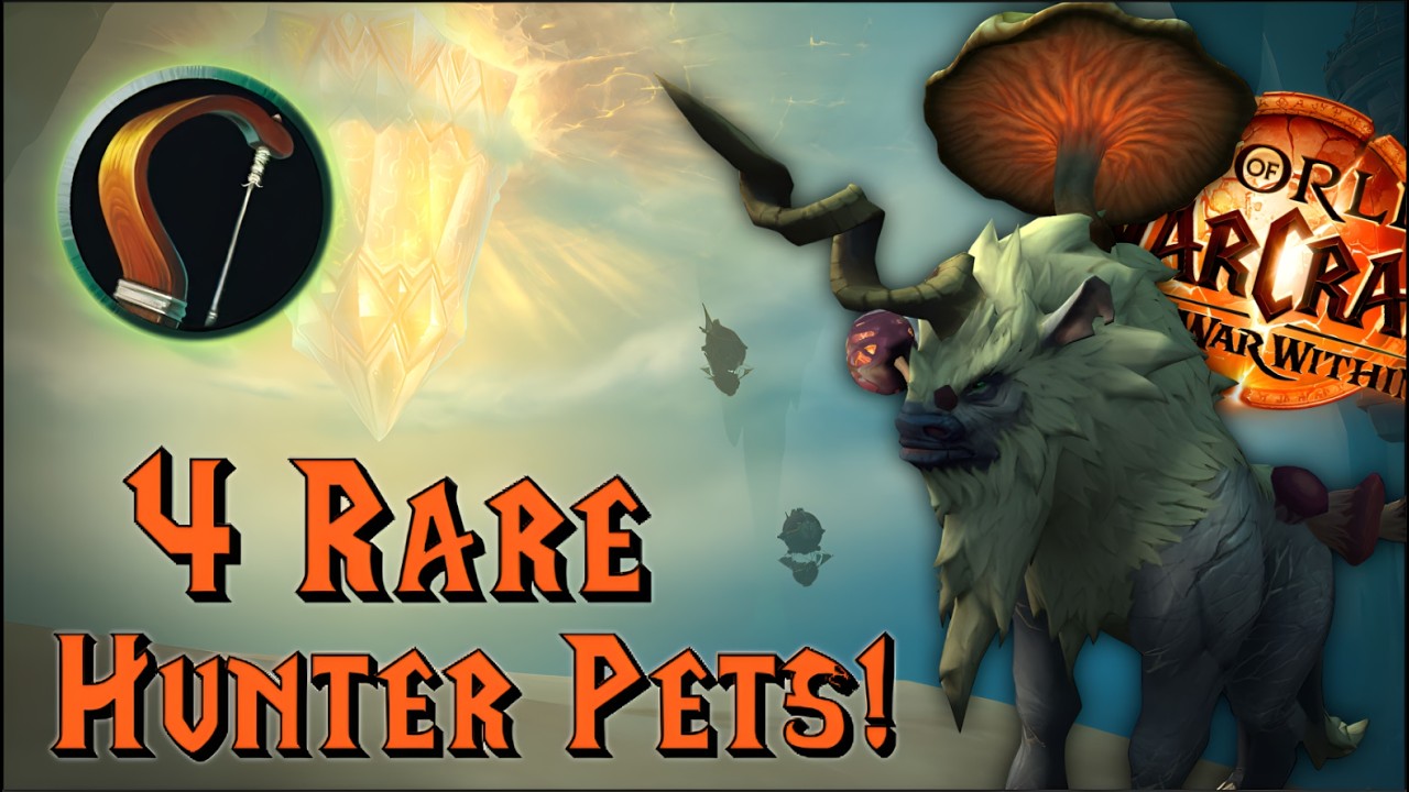 Get these 4 Rare Hunter Pets in the War Within! - YouTube