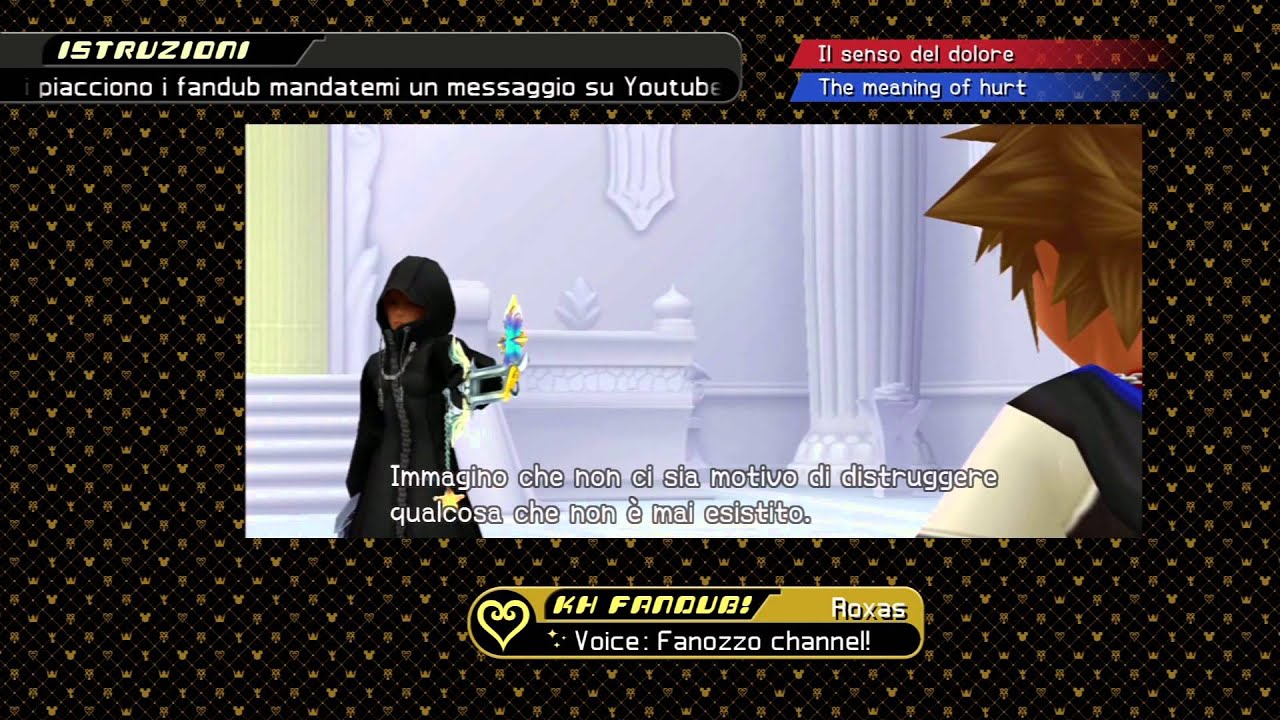 Kingdom Hearts Re:CODED HD Fandub - The meaning of hurt - Me as Roxas ...
