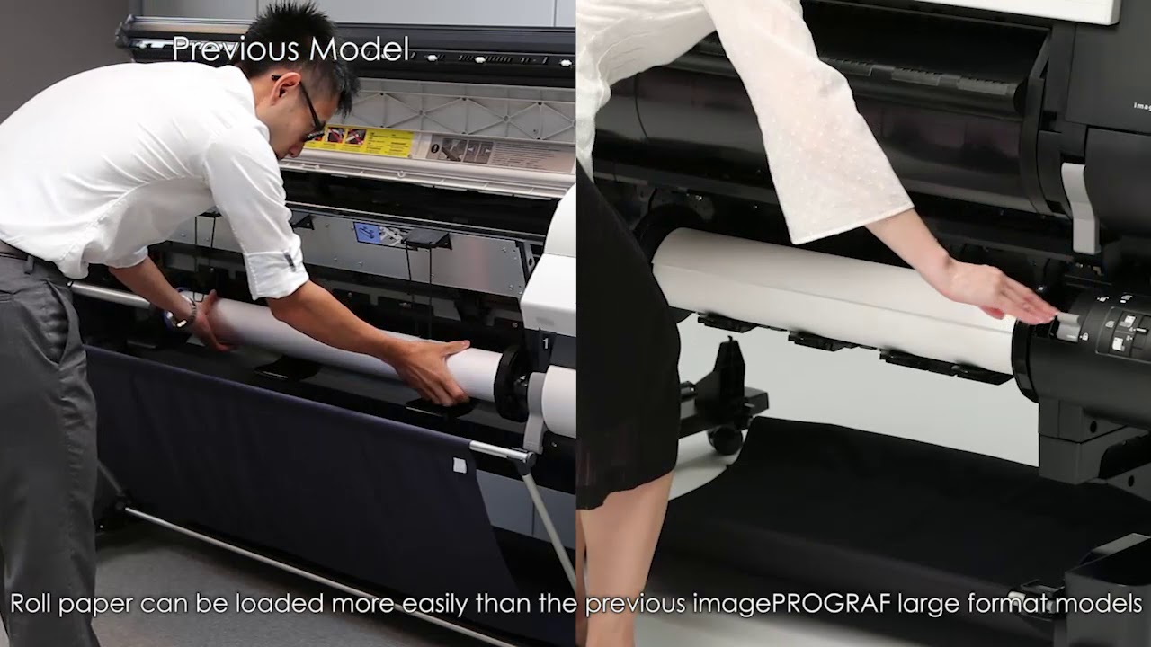 Easy Paper Loading With The Canon imagePROGRAF TX-3000 MFP T36 - YouTube