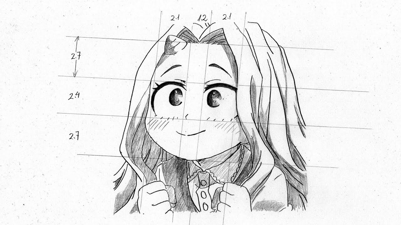 How to draw Eri （ My Hero Academia ) , Easy Step by Step drawing ...