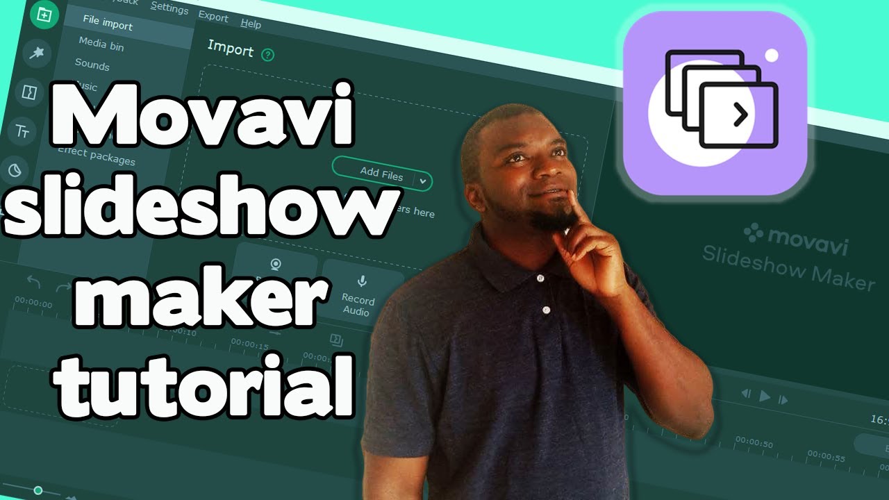 Movavi slideshow maker tutorial - YouTube