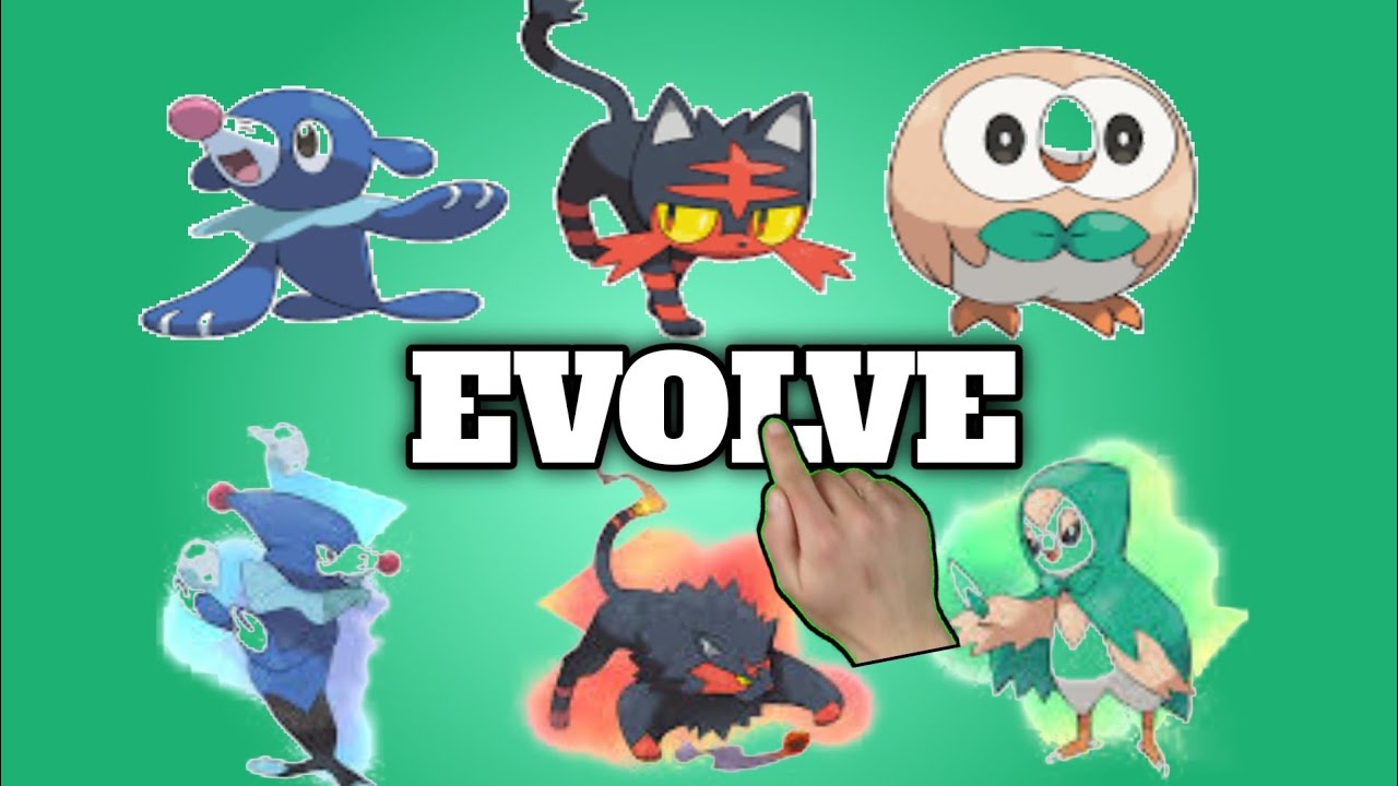 Alolan Starter pokemon evolution | Pokemon Go - YouTube
