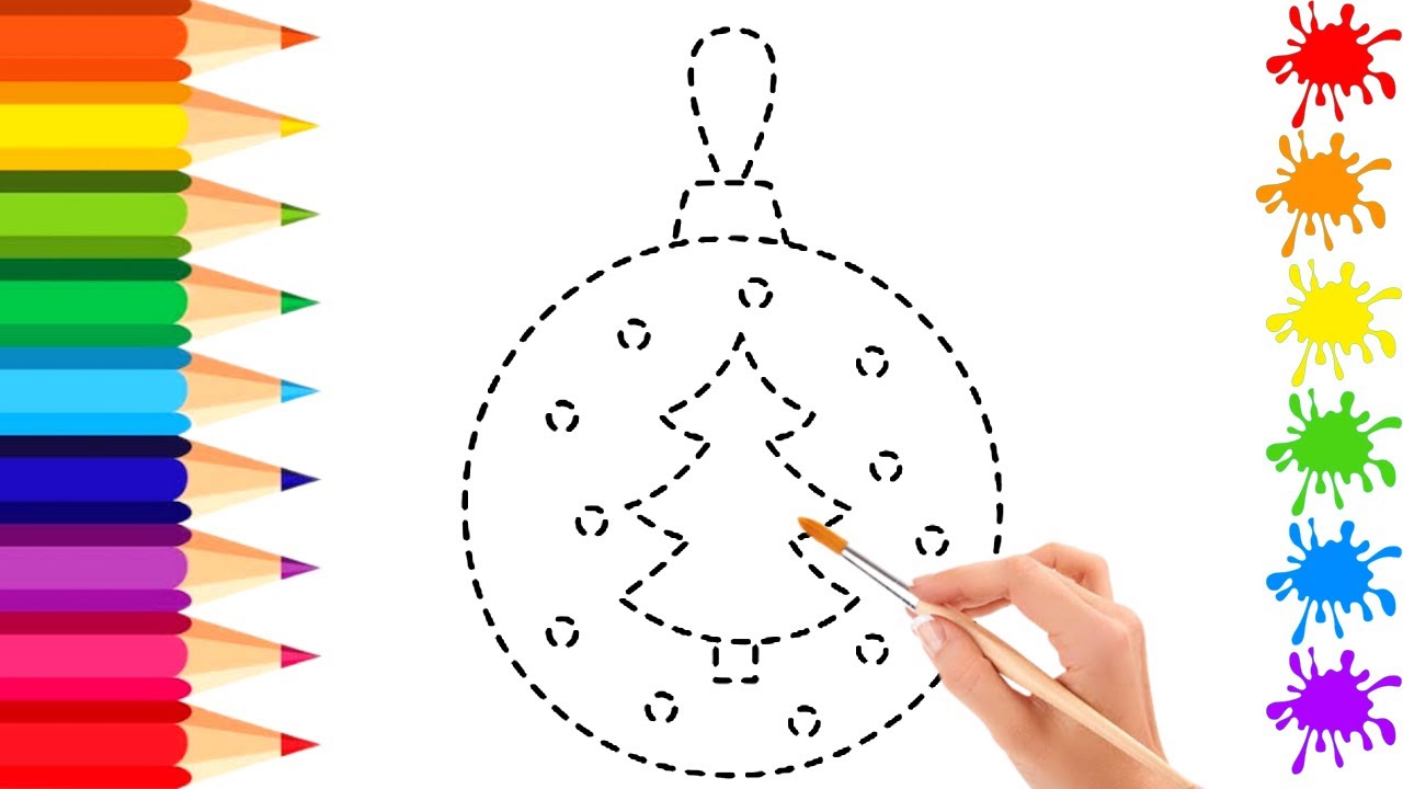 Draw, Paint and Color Snowball step by step | Learn to draw | Tutorial ...