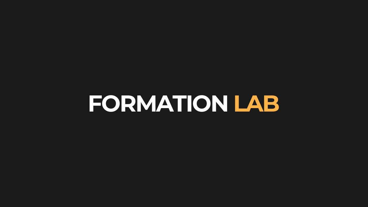 Formation Lab // January 2025 // Sean Dreher - YouTube