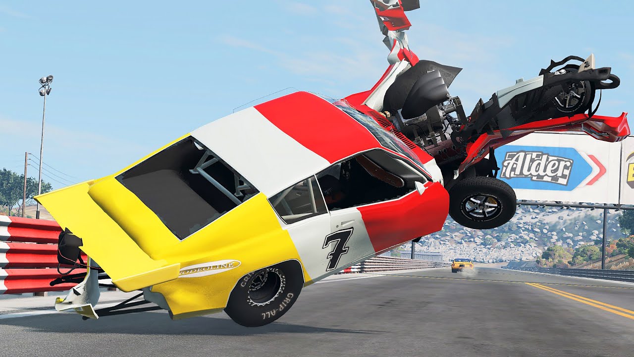 Drag Racing Crashes #25 | BeamNG Drive - YouTube